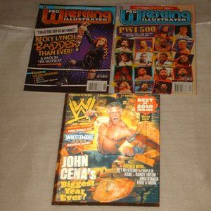 WWE & PWI magazines | Accents | Lot Of 3 Collectible Wrestling ...